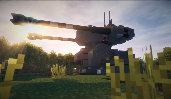 PanzerKampfläufer VI-E “Jagdtiger” Heavy Mech Minecraft Map