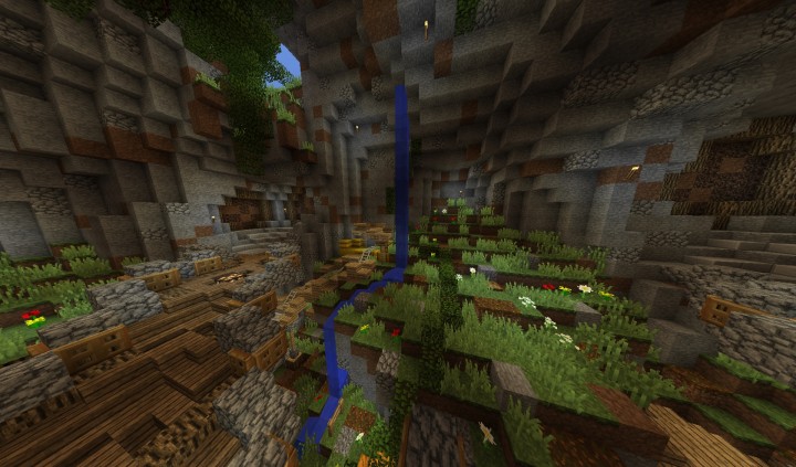 Medieval Cave Hub for RambleGames | Built by Valgonir Minecraft Map