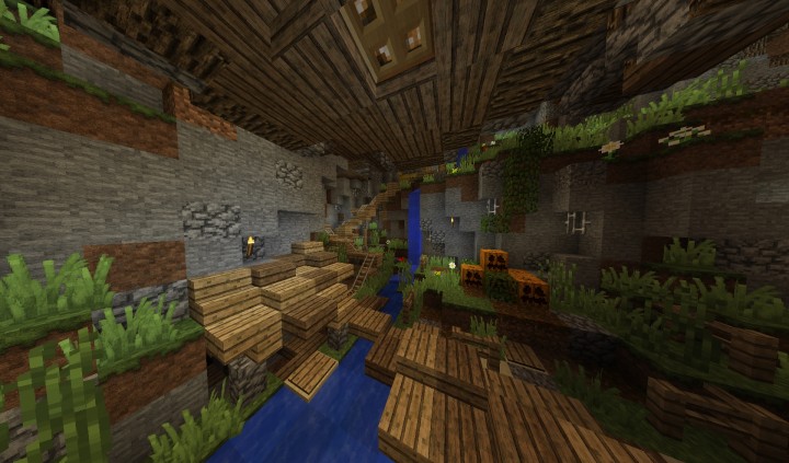 Medieval Cave Hub for RambleGames | Built by Valgonir Minecraft Map