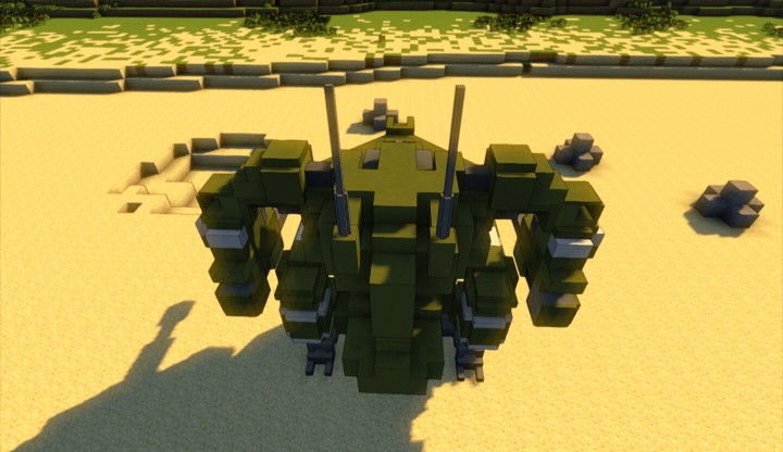 M46A2 “Pershing” Heavy mech Minecraft Map