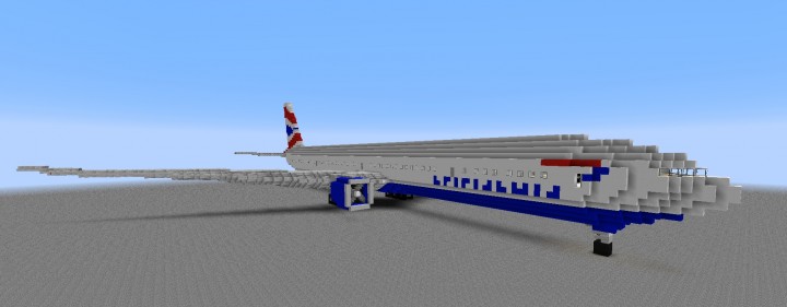 Boeing 777-300ER British Airways Minecraft Map