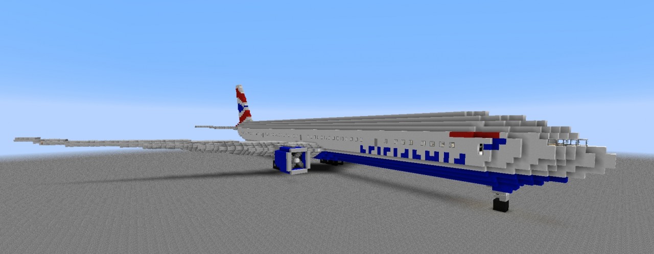 Boeing 777-300ER British Airways Minecraft Map