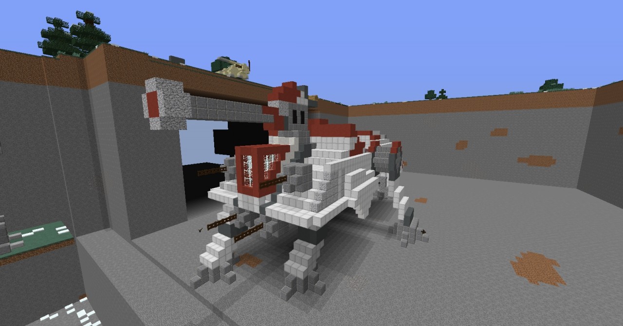 Star Wars Galactic Repulic AT-TE Minecraft Map