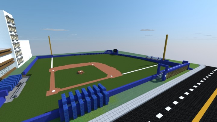 Baseball Stadium | Fictional | Port Ray Minecraft Map