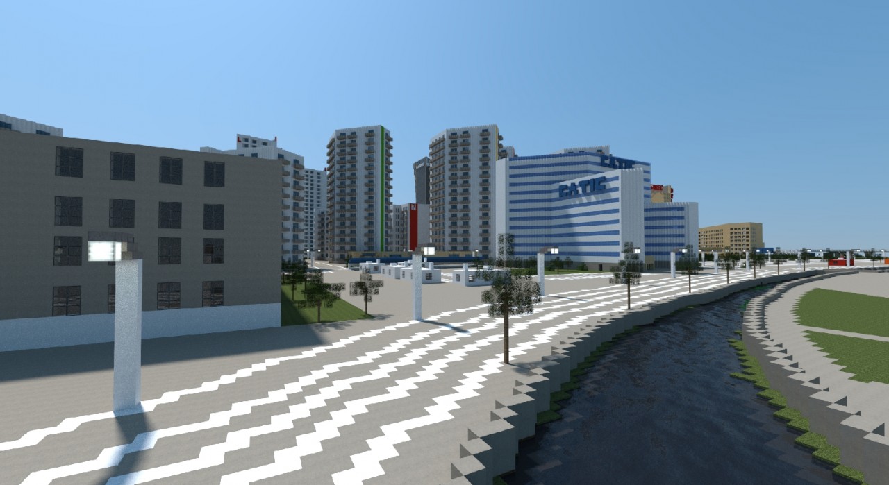Beijing Residential Area (1:1 Scale) Minecraft Map