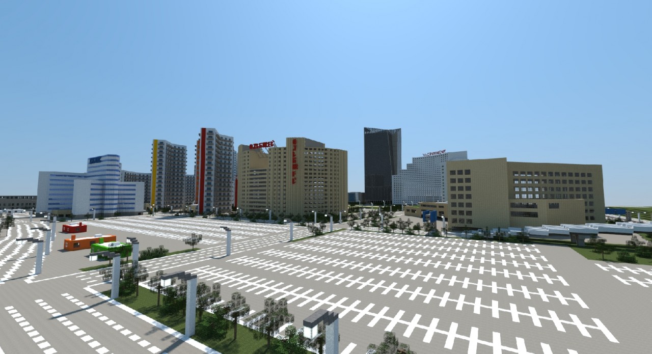 Beijing Residential Area (1:1 Scale) Minecraft Map