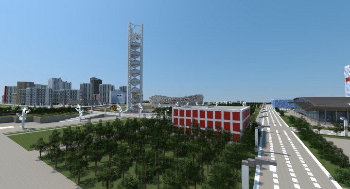 Beijing Residential Area (1:1 Scale) Minecraft Map