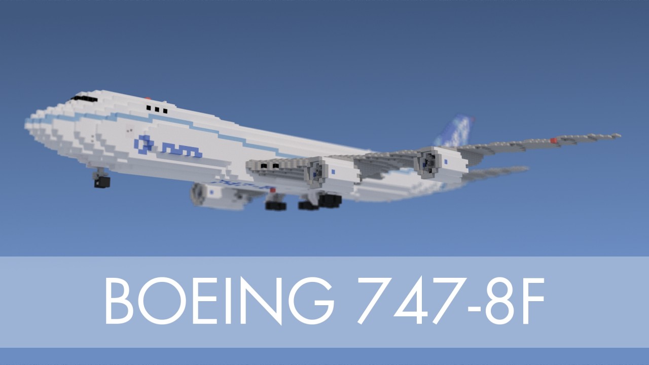 Boeing 747-8f Freighter – Boeing House Livery Minecraft Map