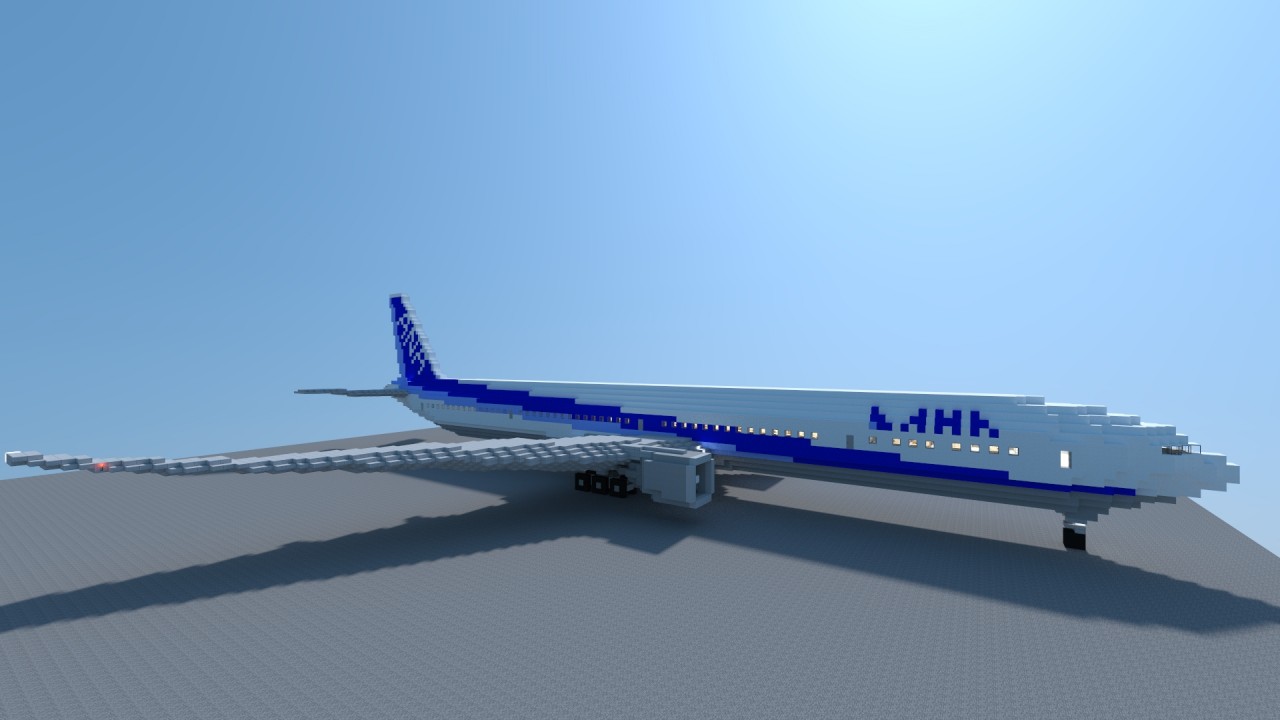 Boeing 777-300ER All Nippon Airways (ANA) Minecraft Map