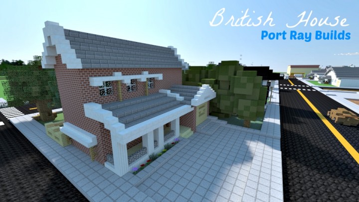 Port Ray Builds | British House? | #10 Minecraft Map