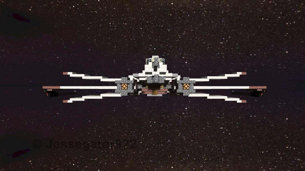 ARC-170 Republic Starfighter [+Schematic] Minecraft Map