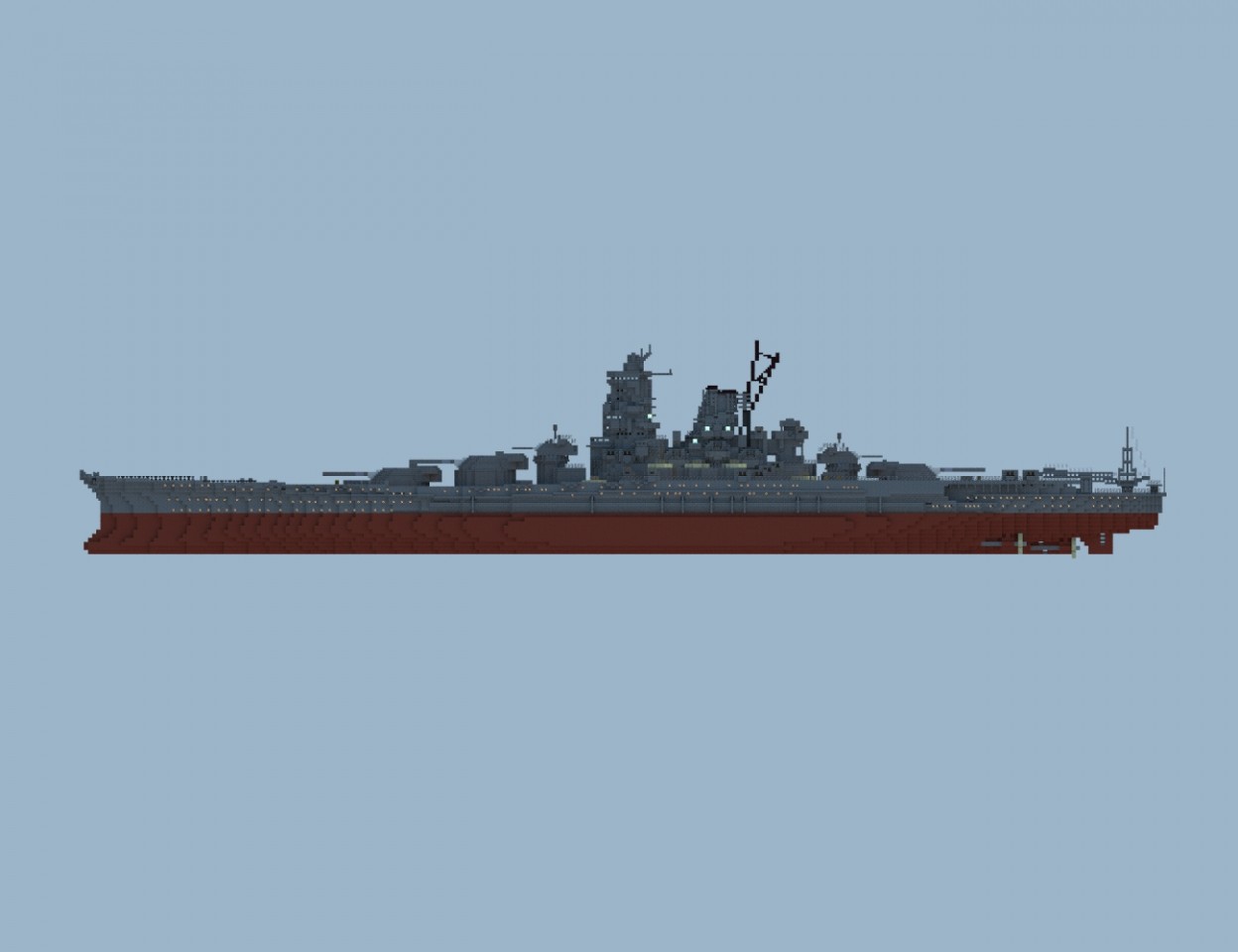 IJN Musashi Minecraft Map