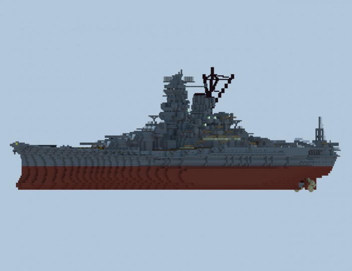 IJN Musashi Minecraft Map