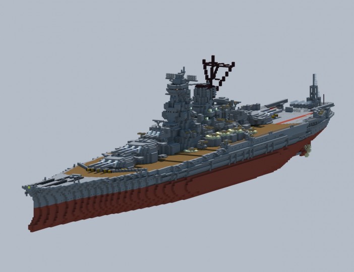 IJN Musashi Minecraft Map
