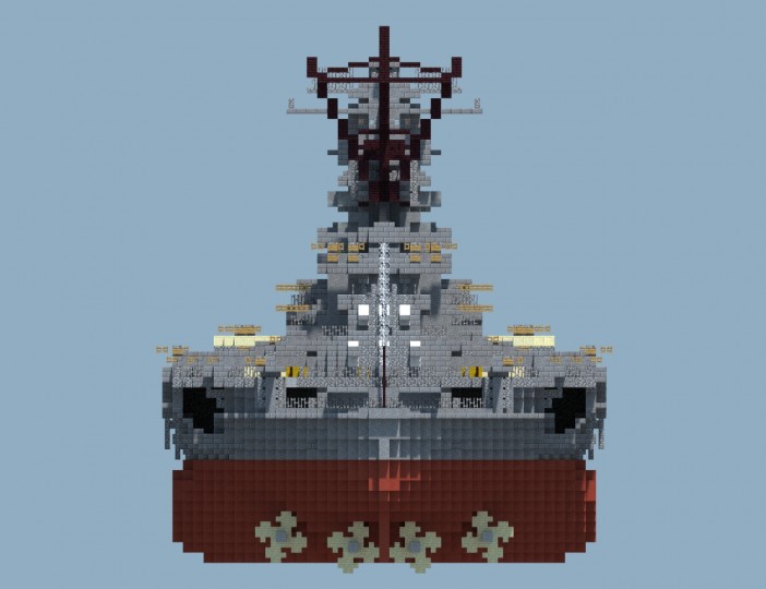 IJN Musashi Minecraft Map
