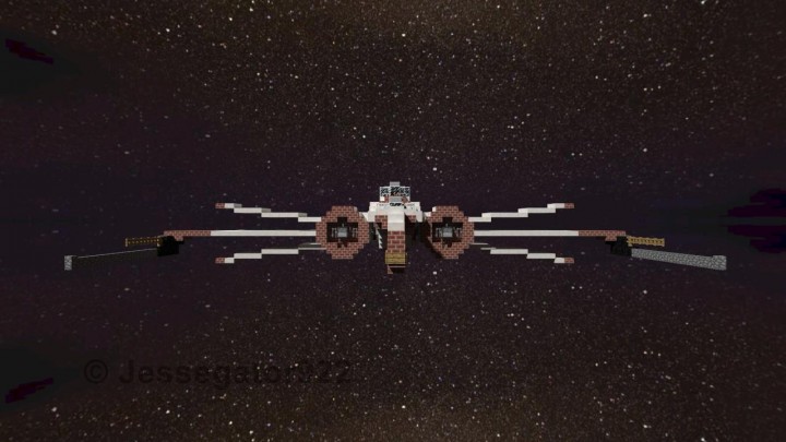 ARC-170 Republic Starfighter [+Schematic] Minecraft Map