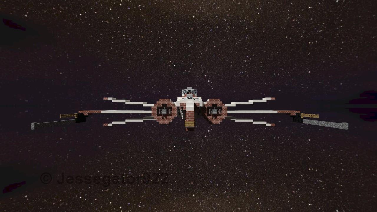 ARC-170 Republic Starfighter [+Schematic] Minecraft Map