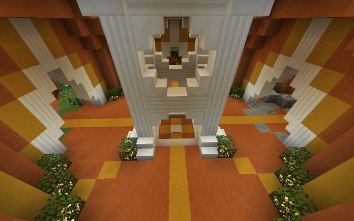 Orange server lobby Minecraft Map