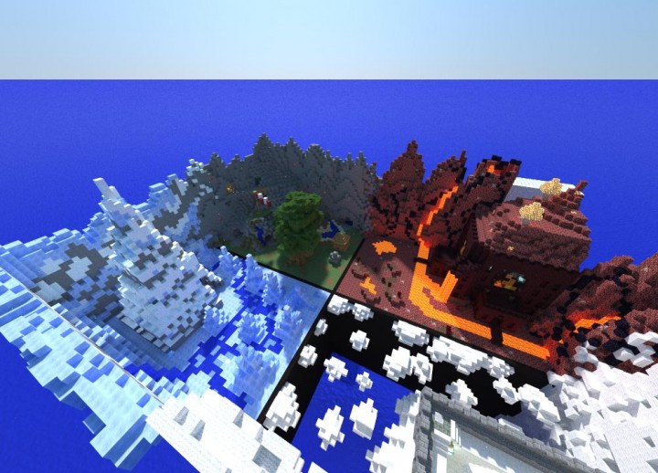 [Cmd] Battle of The Elements Minecraft Map