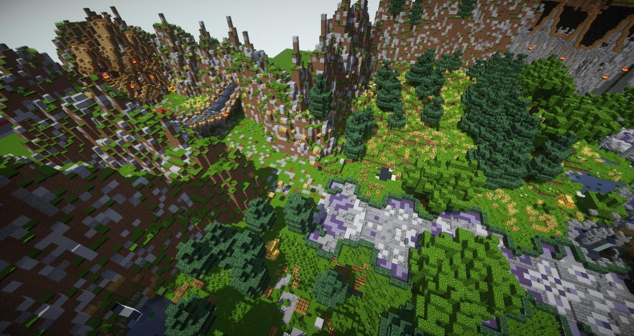 Galaxy-Craft Hub Minecraft Map