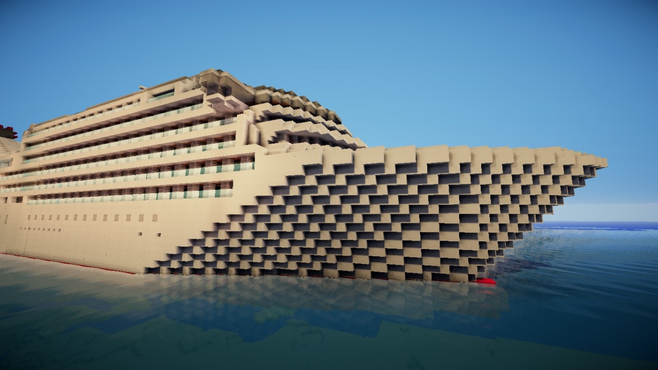 Seabourn Quest Cruise Ship [1:1 Scale] [Minecraft's First] Minecraft Map