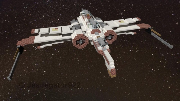 ARC-170 Republic Starfighter [+Schematic] Minecraft Map