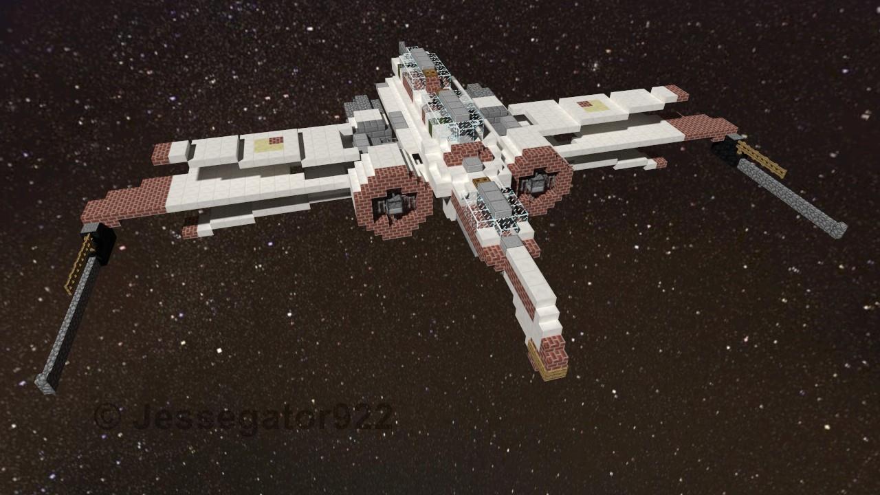 ARC-170 Republic Starfighter [+Schematic] Minecraft Map