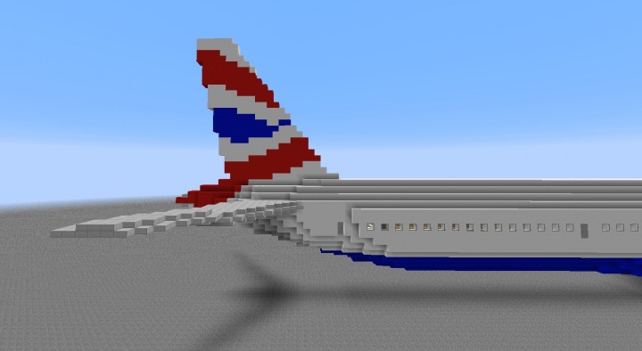Boeing 777-300ER British Airways Minecraft Map