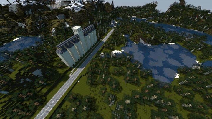 [Survival buildings] grain silos Minecraft Map