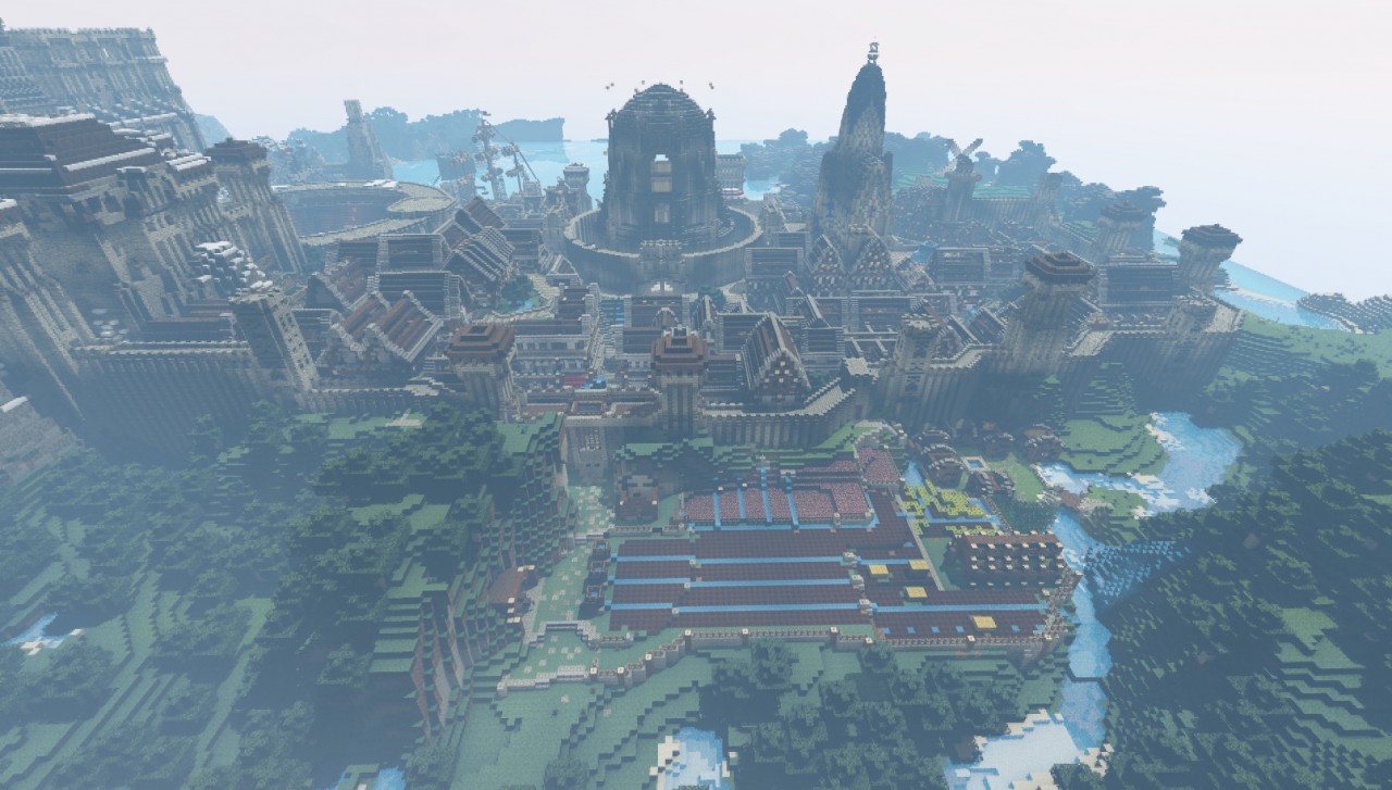 The city of Orhod Minecraft Map