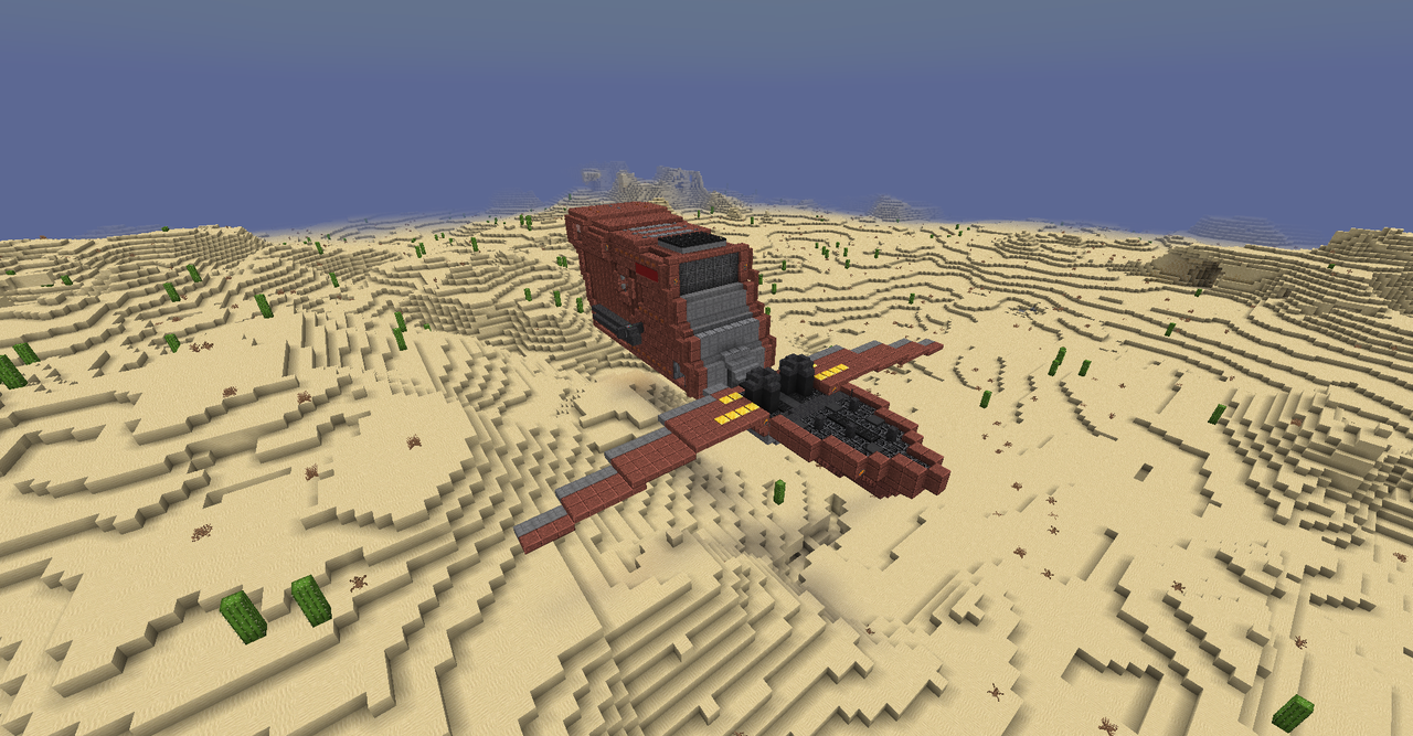 Modified YV-666 Light Freighter - Hound's Tooth Minecraft Map