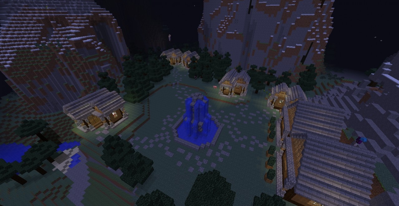 Small Medieval-Styled Village Minecraft Map