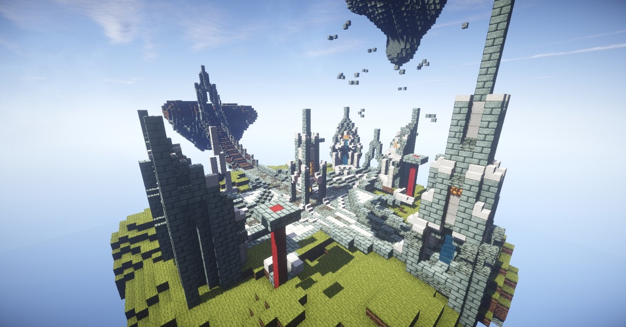 Floating hub Minecraft Map