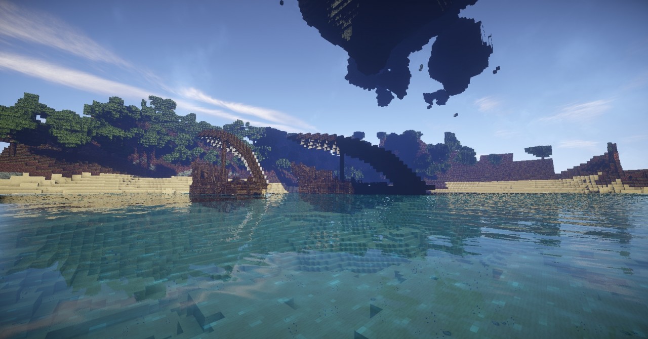 Floating hub Minecraft Map