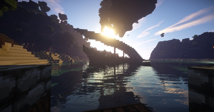 Floating hub Minecraft Map