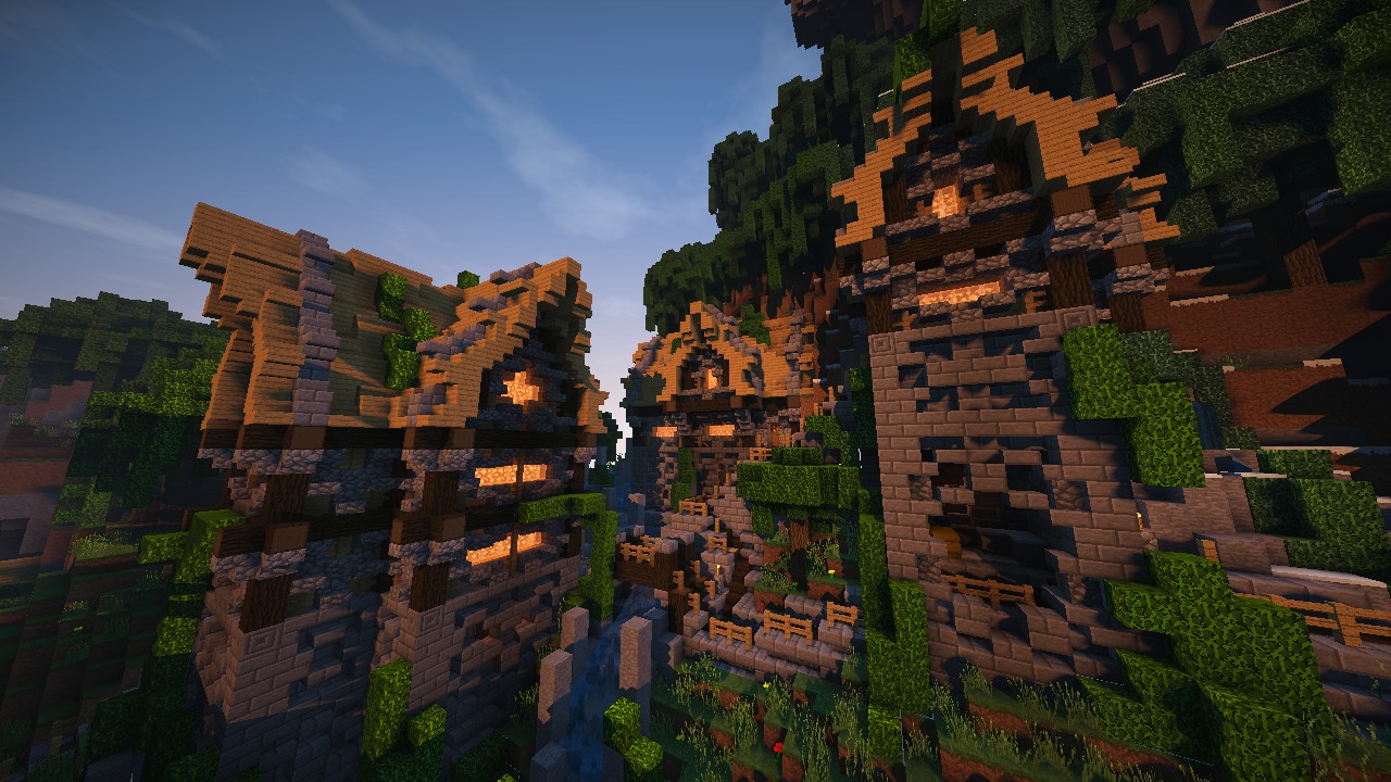 Aëldur - City of merchants mountains Minecraft Map