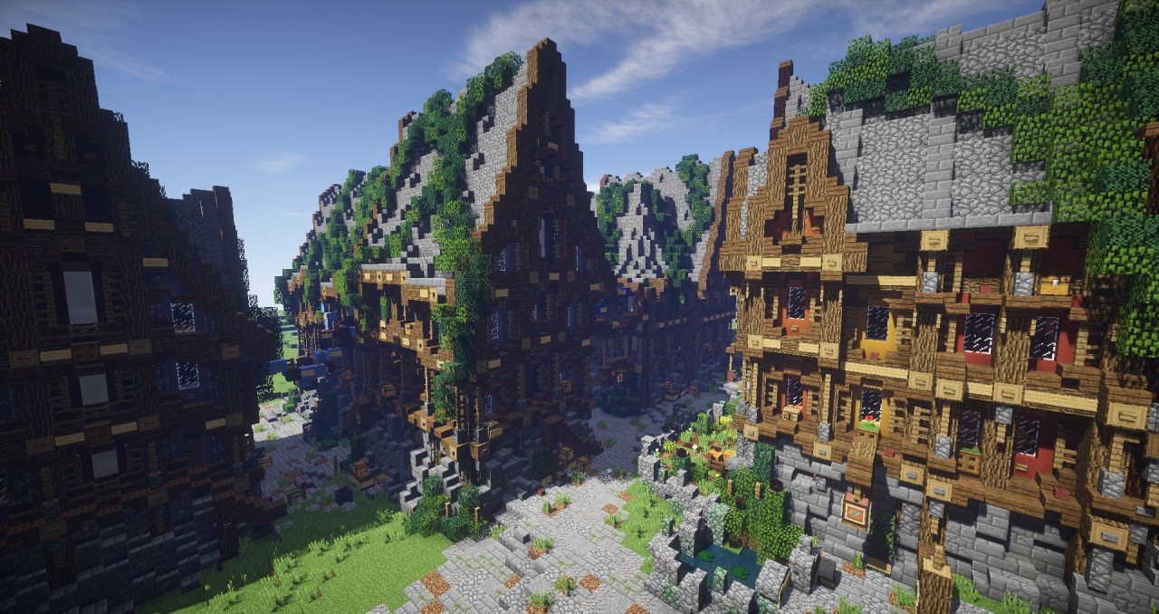 Shopstraße | Shops | Altstadt Minecraft Map