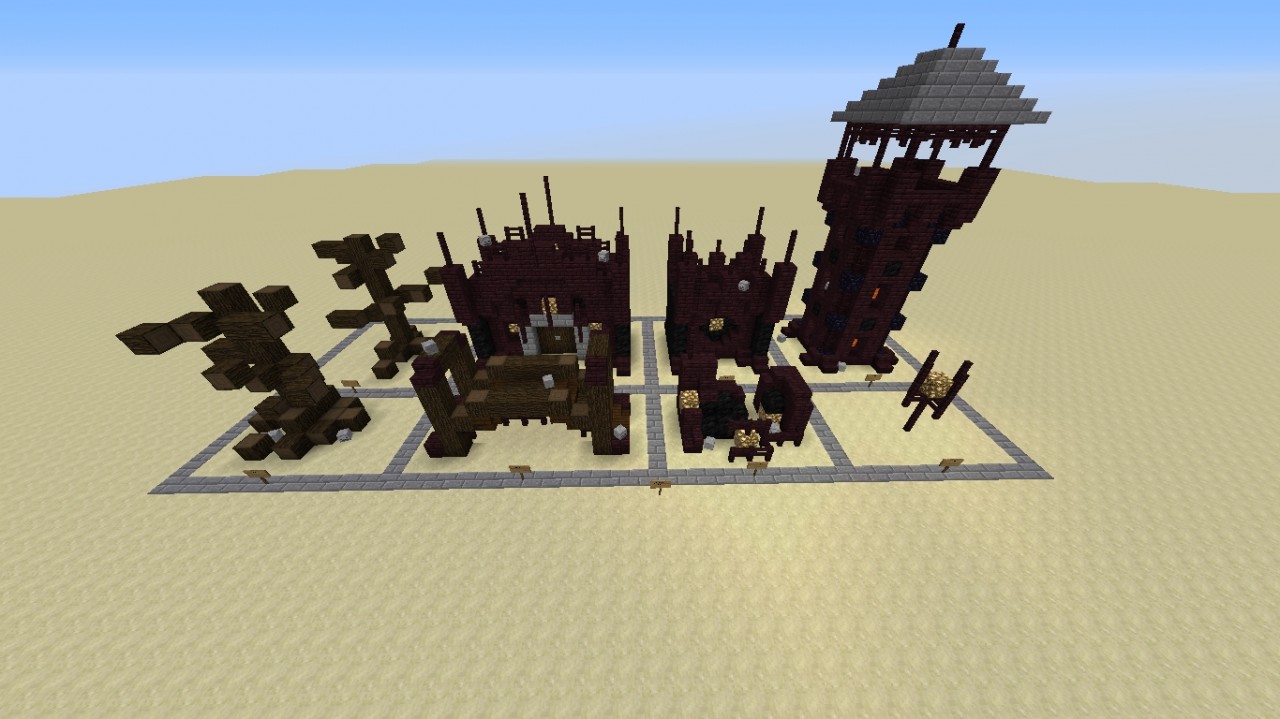 Evil Builds // By Team Optrix. Minecraft Map