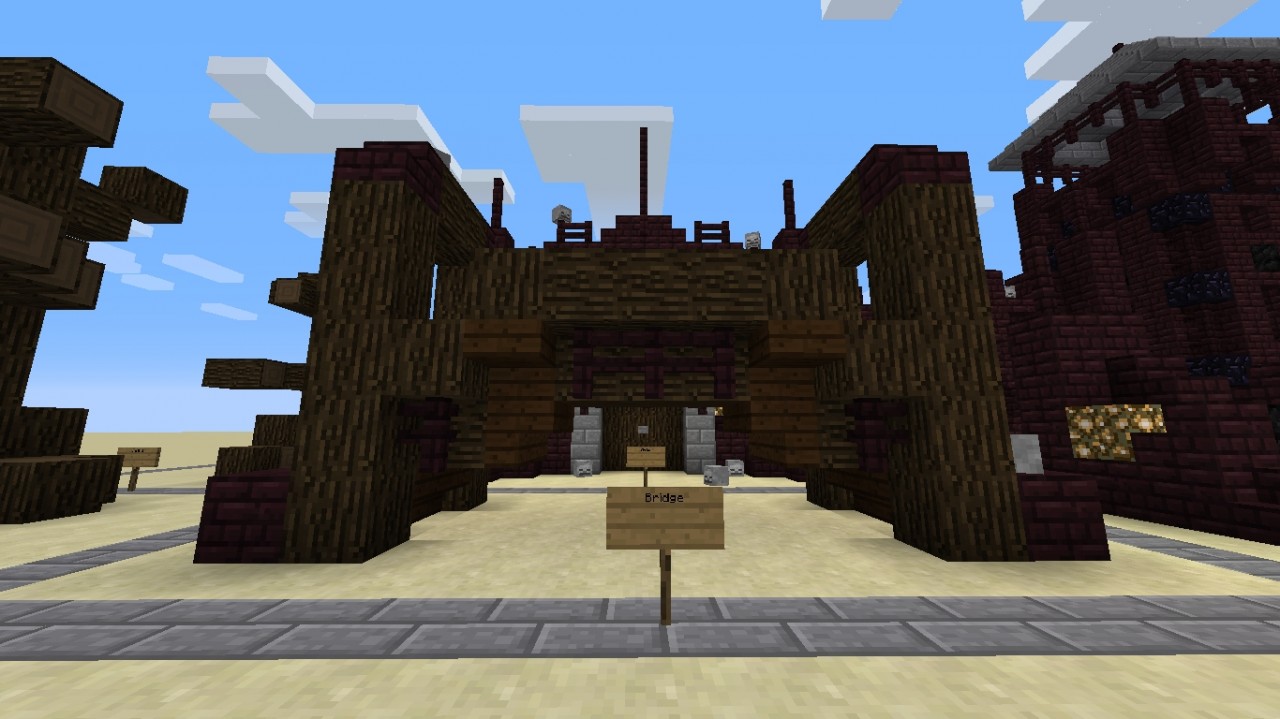 Evil Builds // By Team Optrix. Minecraft Map