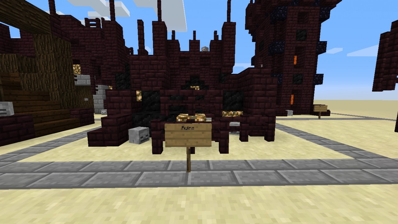 Evil Builds // By Team Optrix. Minecraft Map