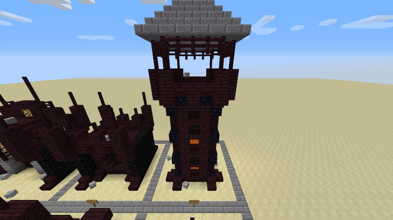 Evil Builds // By Team Optrix. Minecraft Map