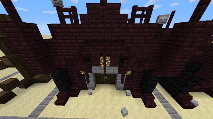 Evil Builds // By Team Optrix. Minecraft Map