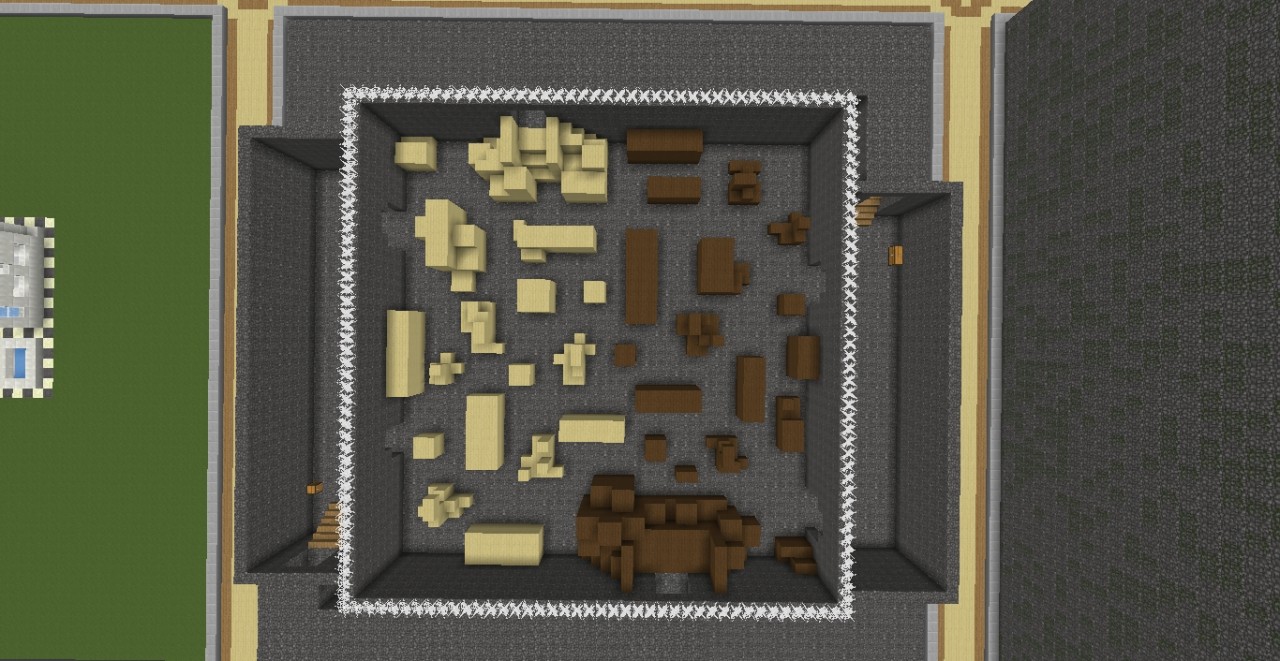 Block Yard (Bow PvP Map) Minecraft Map