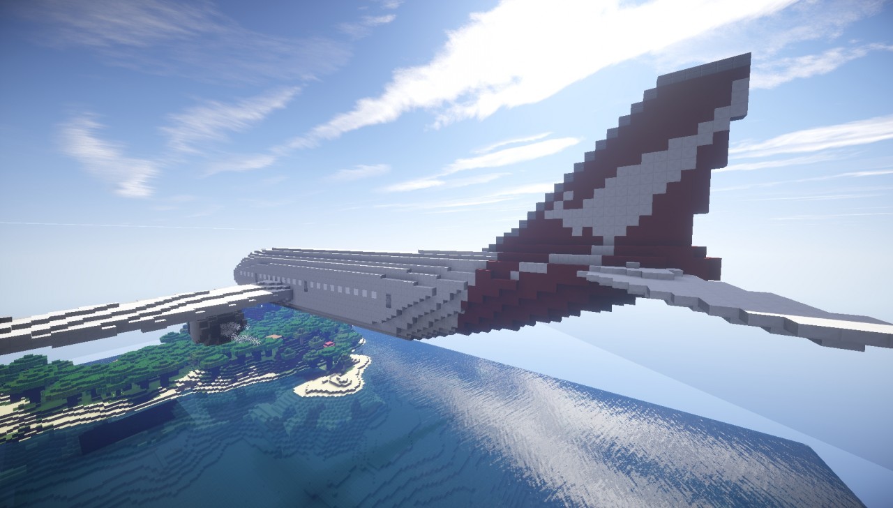 Qantas Plane Minecraft Map