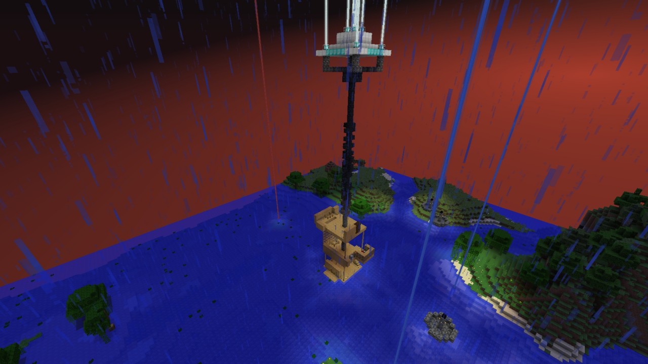 Can you find all the landmarks? Minecraft Map