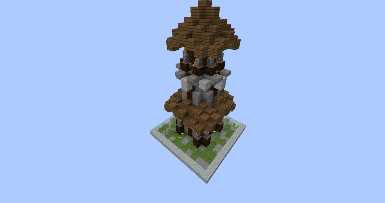 -= Lvl 2 =- Beacon Tower Minecraft Map