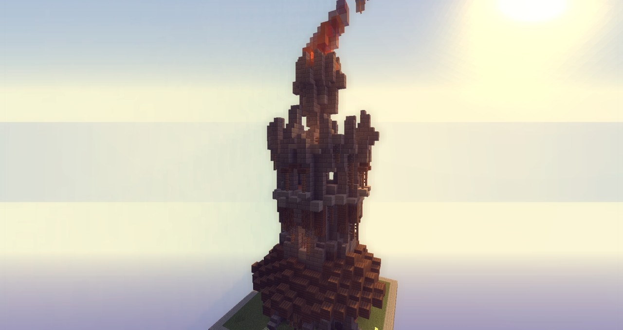 -= Lvl 6 =- Beacon Tower V2 Minecraft Map