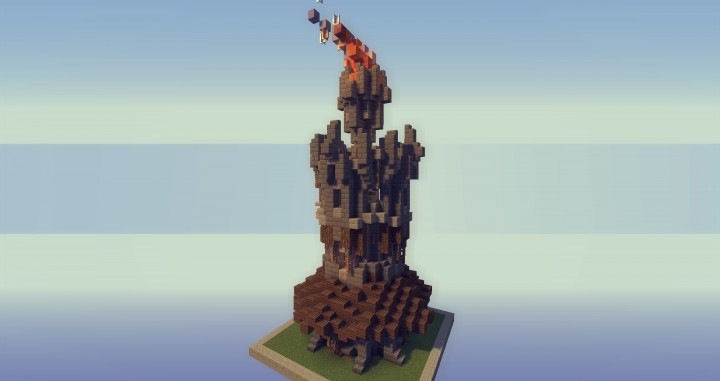 -= Lvl 6 =- Beacon Tower V2 Minecraft Map