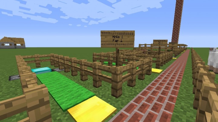 The Pack Mini Golf Minecraft Map