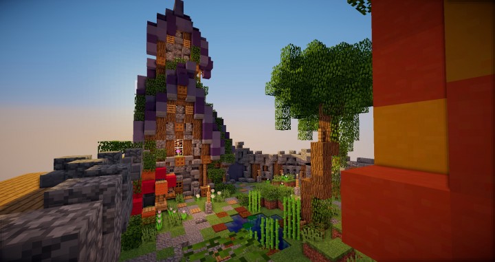 2 small minigames hub Minecraft Map